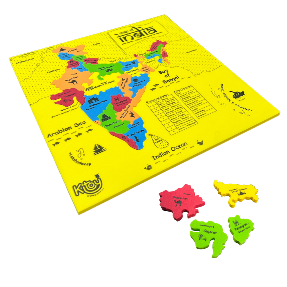 Foam India Map Puzzle – Kitoy